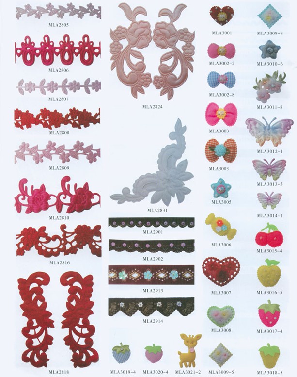 LACE SAMPLE-Changzhou Shiding Machinery Co.,Ltd.